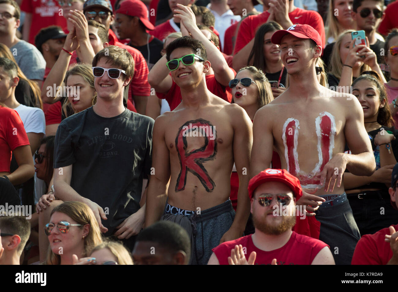 Rutgers scarlet knights fans hi-res stock photography and images - Alamy