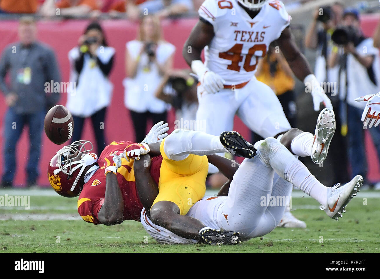 Los Angeles, CA, USA. 4th Jan, 2016. Texas Longhorns defensive back ...
