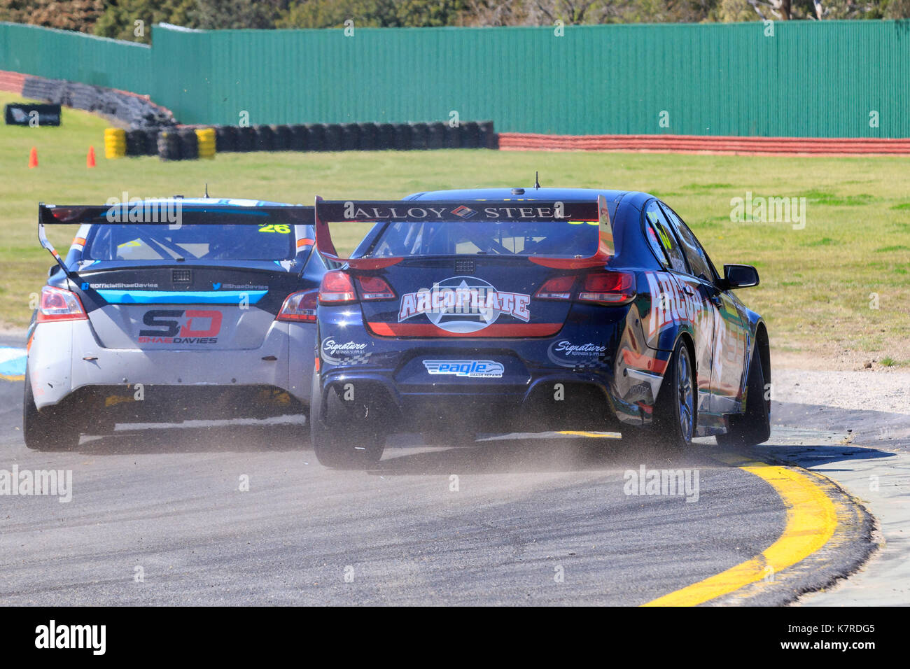 MELBOURNE, AUSTRALIA - 17 SEPTEMBER: The Dunlop Super2 Series during ...