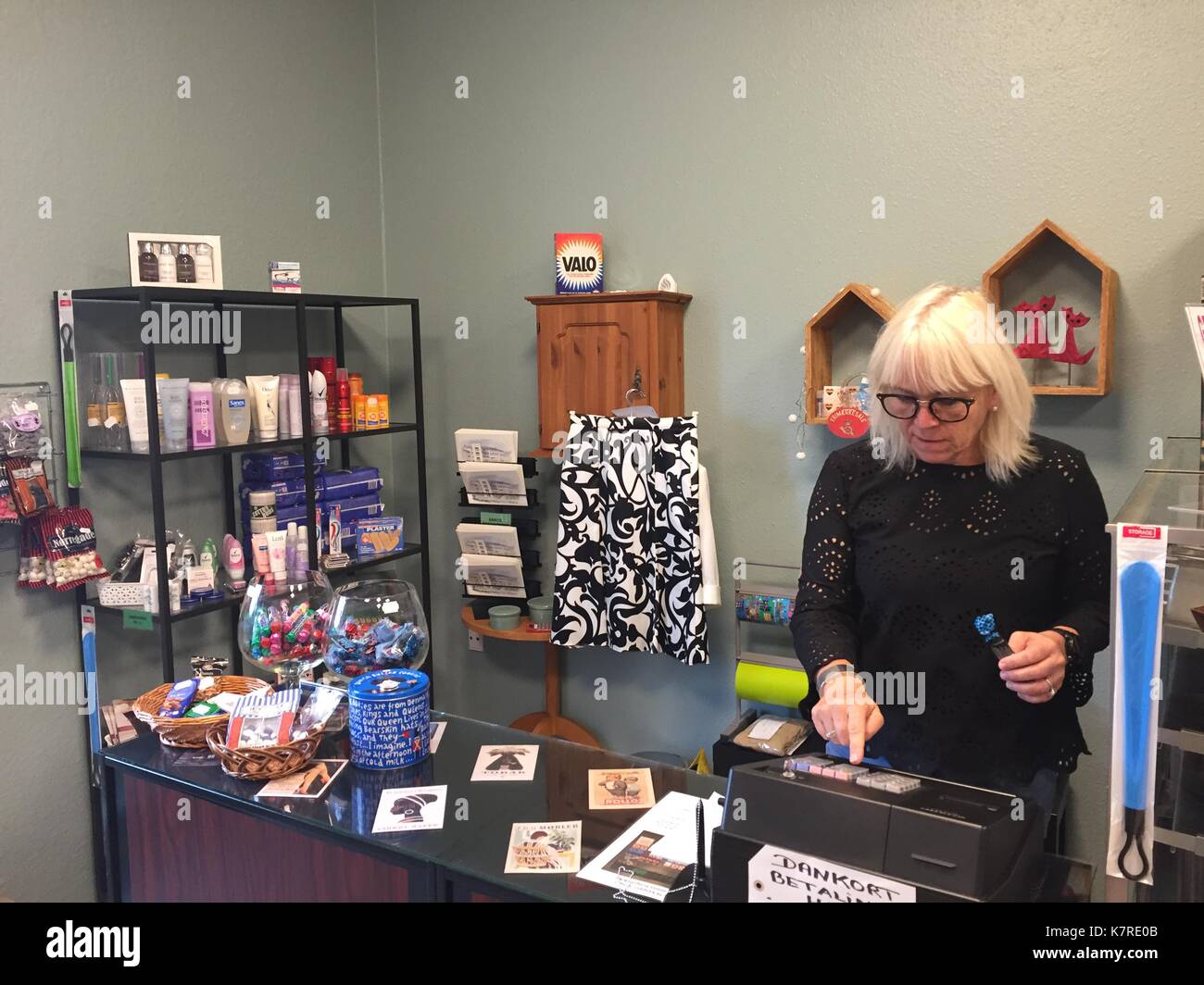 Svendborg, Denmark. 8th Sep, 2017. Annette Soby, project leader of the ...