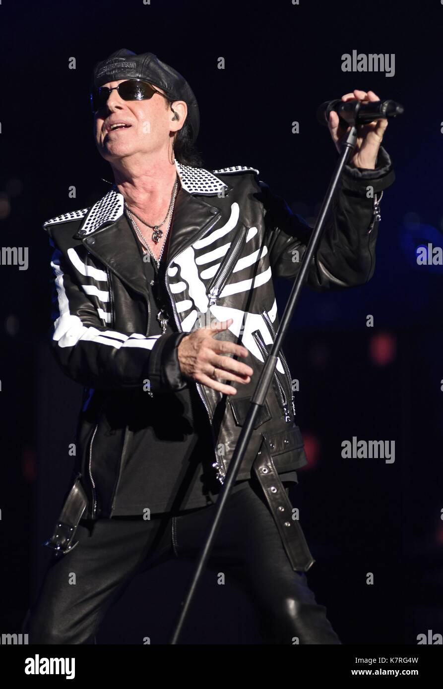 New York, NY, USA. 16th Sep, 2017. Klaus Meine on stage for Scorpions ...