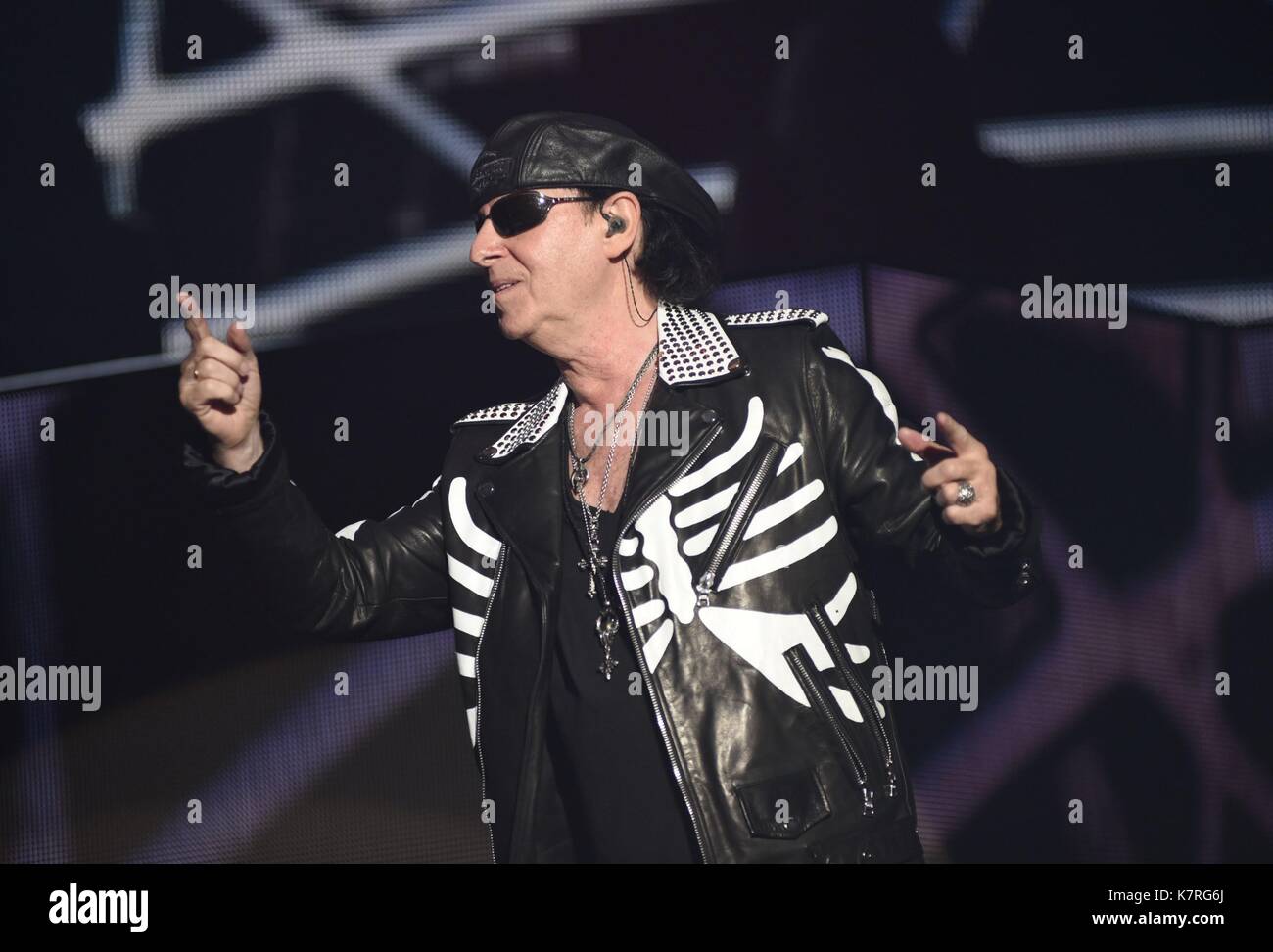 New York, NY, USA. 16th Sep, 2017. Klaus Meine on stage for Scorpions ...