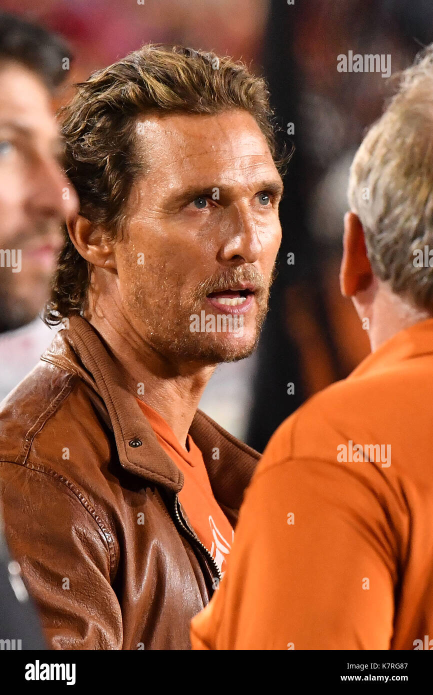 Los Angeles, CA, USA. 16th Sep, 2017. Actor Matthew McConaughey on the ...