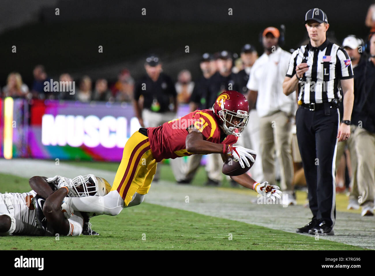 Los Angeles, CA, USA. 16th Sep, 2017. USC Trojans wide receiver Tyler ...