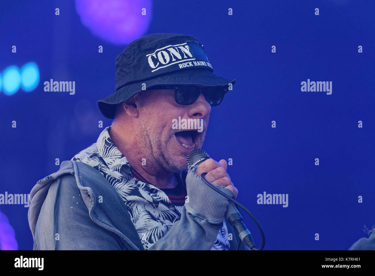 La Courneuve, France. 16th Sep, 2017. Bernie Bonvoisin, singer of ...