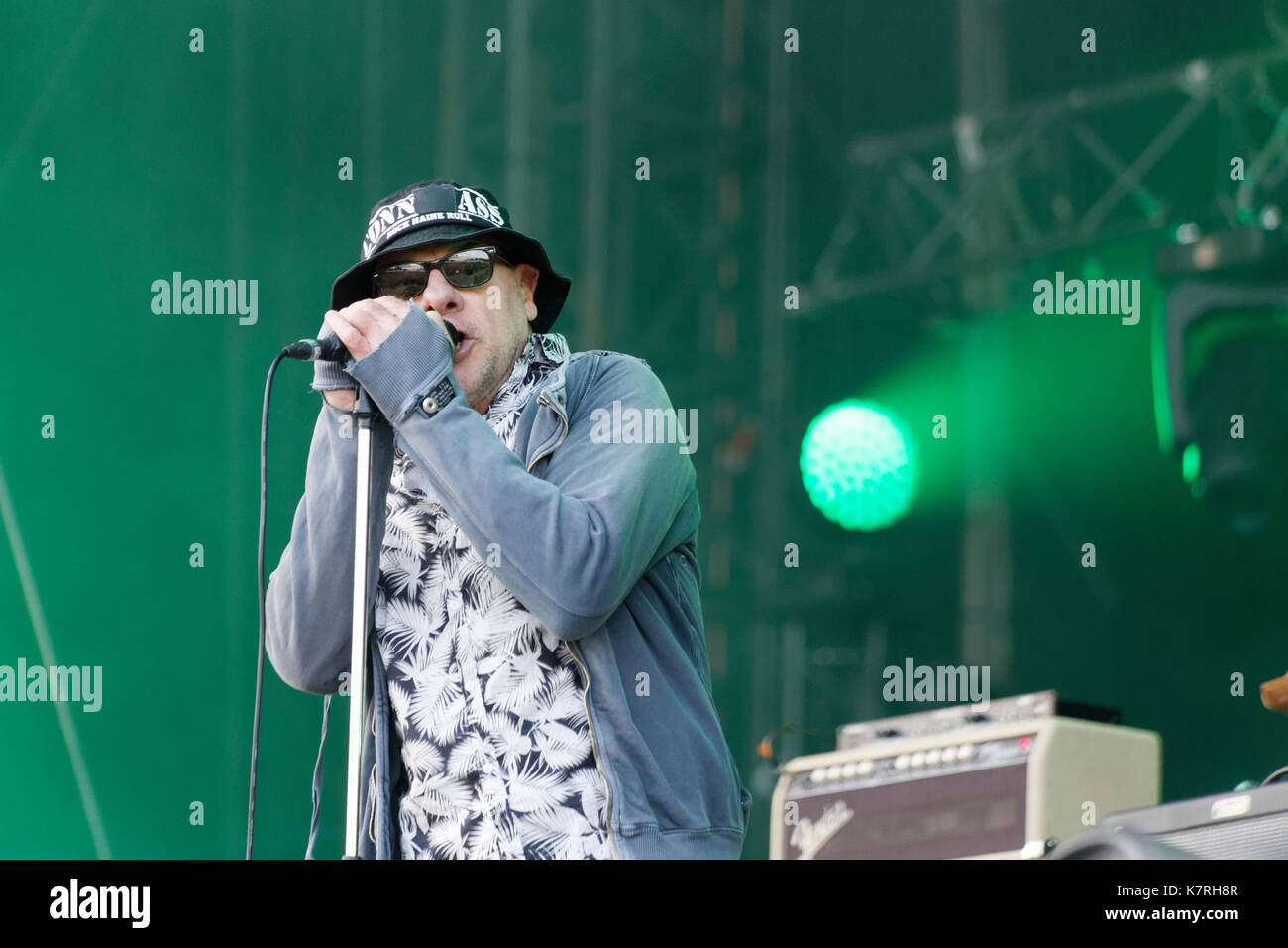 La Courneuve, France. 16th Sep, 2017. Bernie Bonvoisin, singer of ...