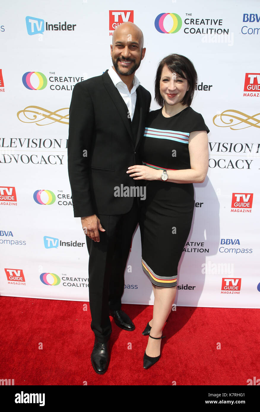 Keegan Michael Key And Elisa Pugliese High Resolution Stock Photography ...