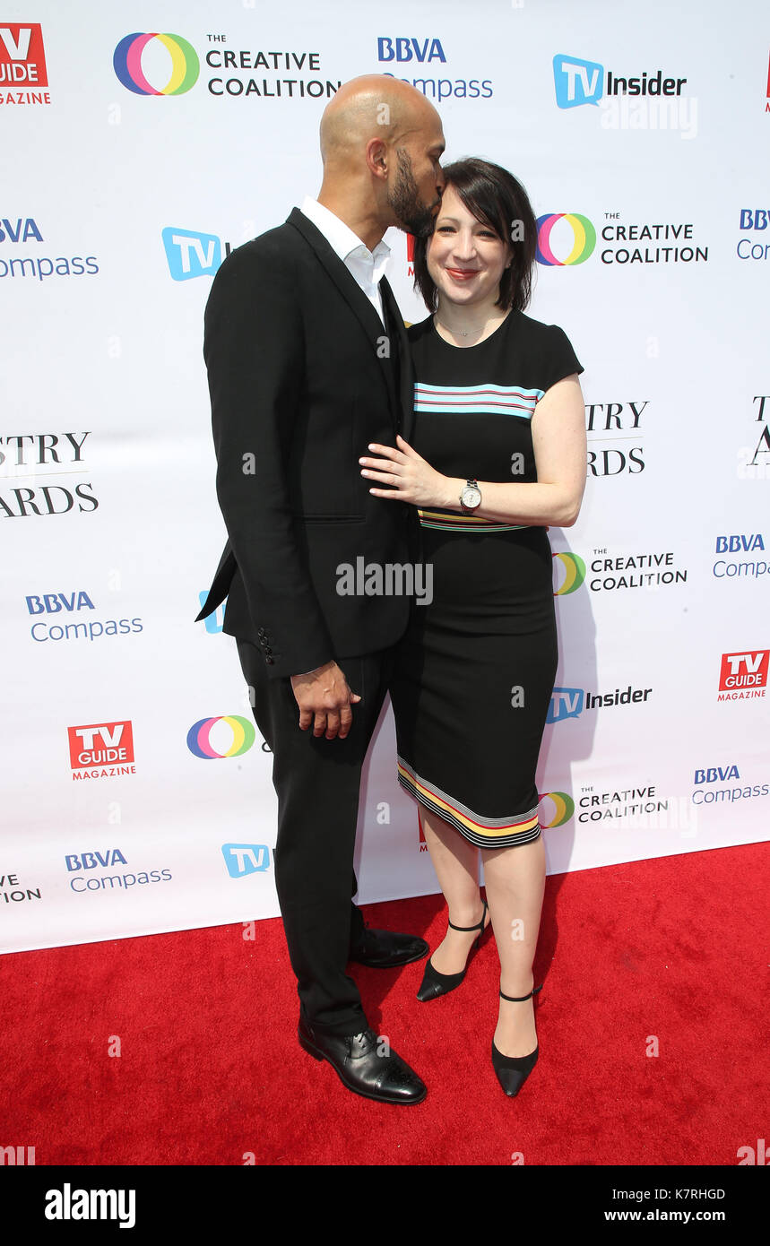 HOLLYWOOD, CA - SEPTEMBER 16: Keegan-Michael Key, Elisa Pugliese, at ...