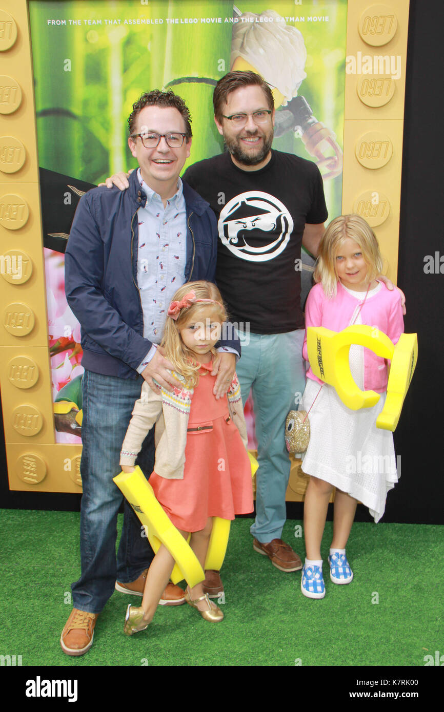 Kevin Hageman, Dan Hageman 09/16/2017 "The Lego Ninjago Movie" Premiere ...