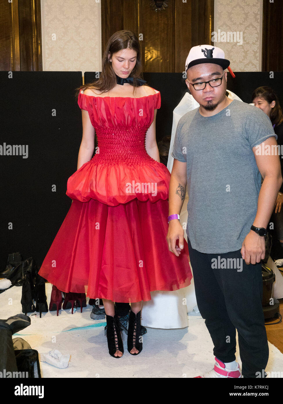 SEPTEMBER 16 : Backstage at John Herrera show at the Freemasons Hall in ...