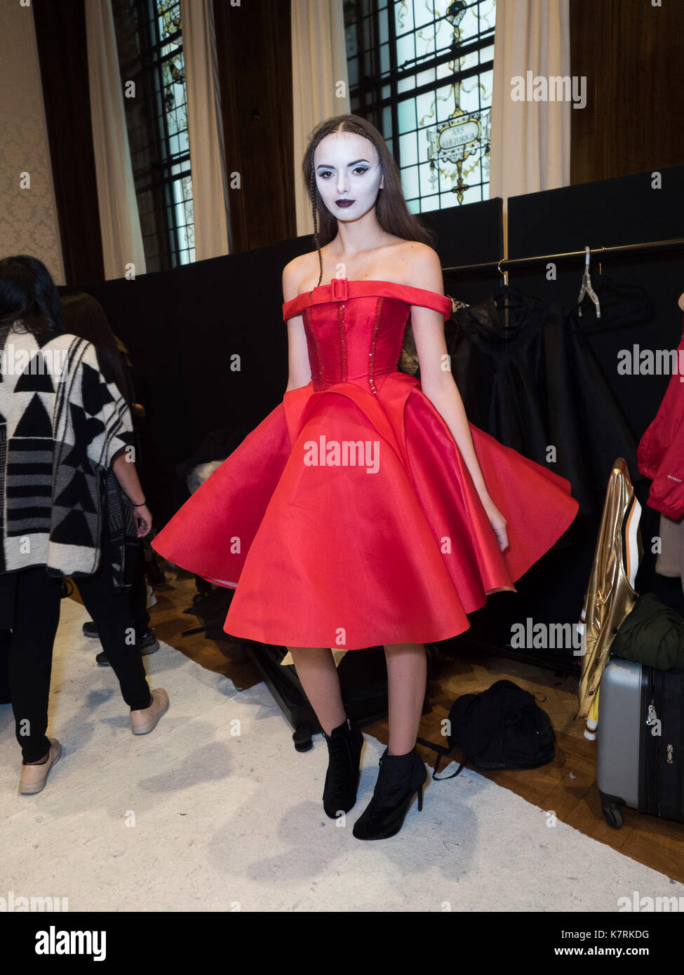 SEPTEMBER 16 : Backstage at John Herrera show at the Freemasons Hall in ...