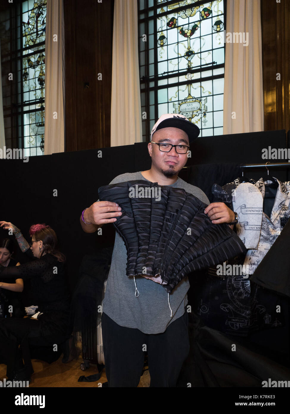 SEPTEMBER 16 : Backstage at John Herrera show at the Freemasons Hall in ...