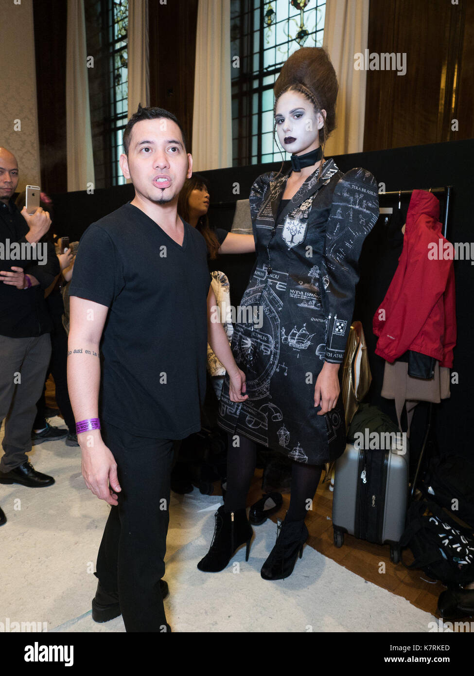 SEPTEMBER 16 : Backstage at John Herrera show at the Freemasons Hall in ...