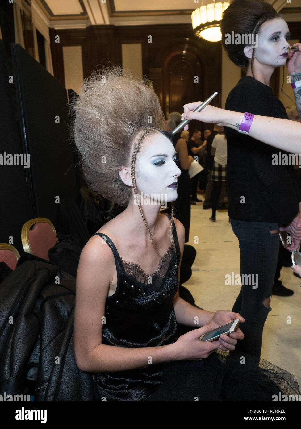 SEPTEMBER 16 : Backstage at John Herrera show at the Freemasons Hall in ...