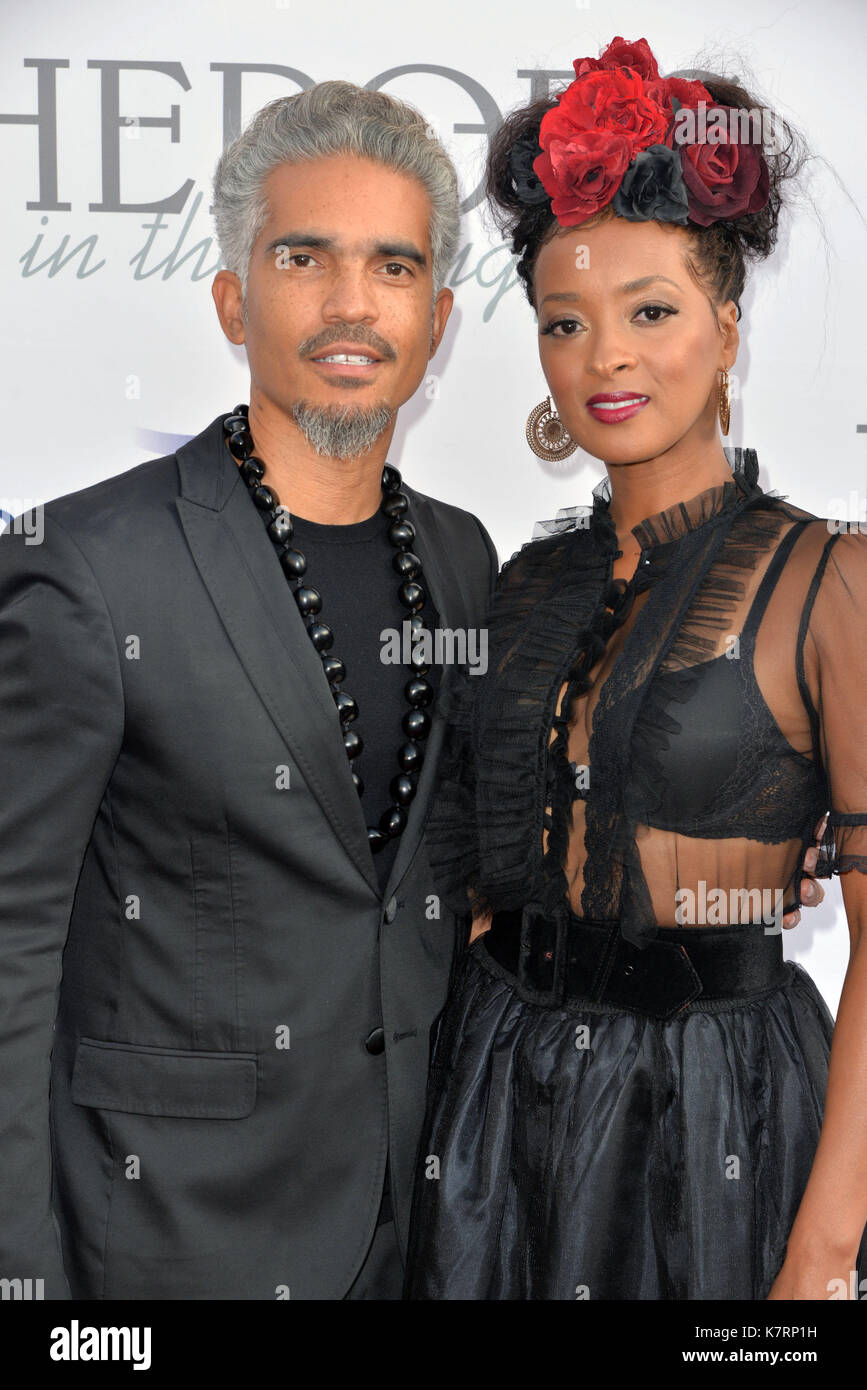 LOS ANGELES, CA- SEPT. 16: Sol Aponte, Jennia Fredrique Aponte at the ...
