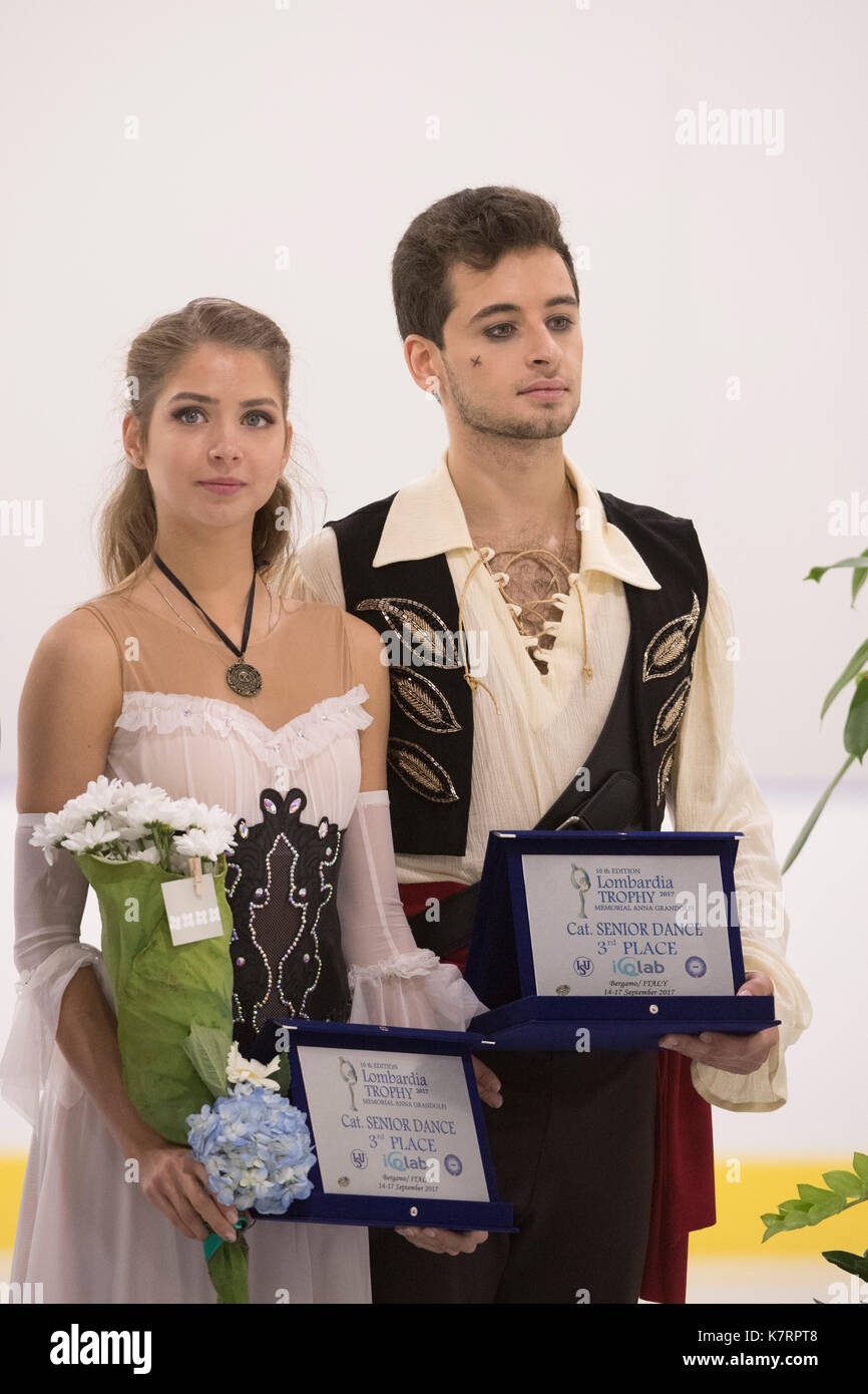 Bergamo Italy. 16th Sep, 2017. Alexandra Nazarova & Maxim Nikitin (UKR ...
