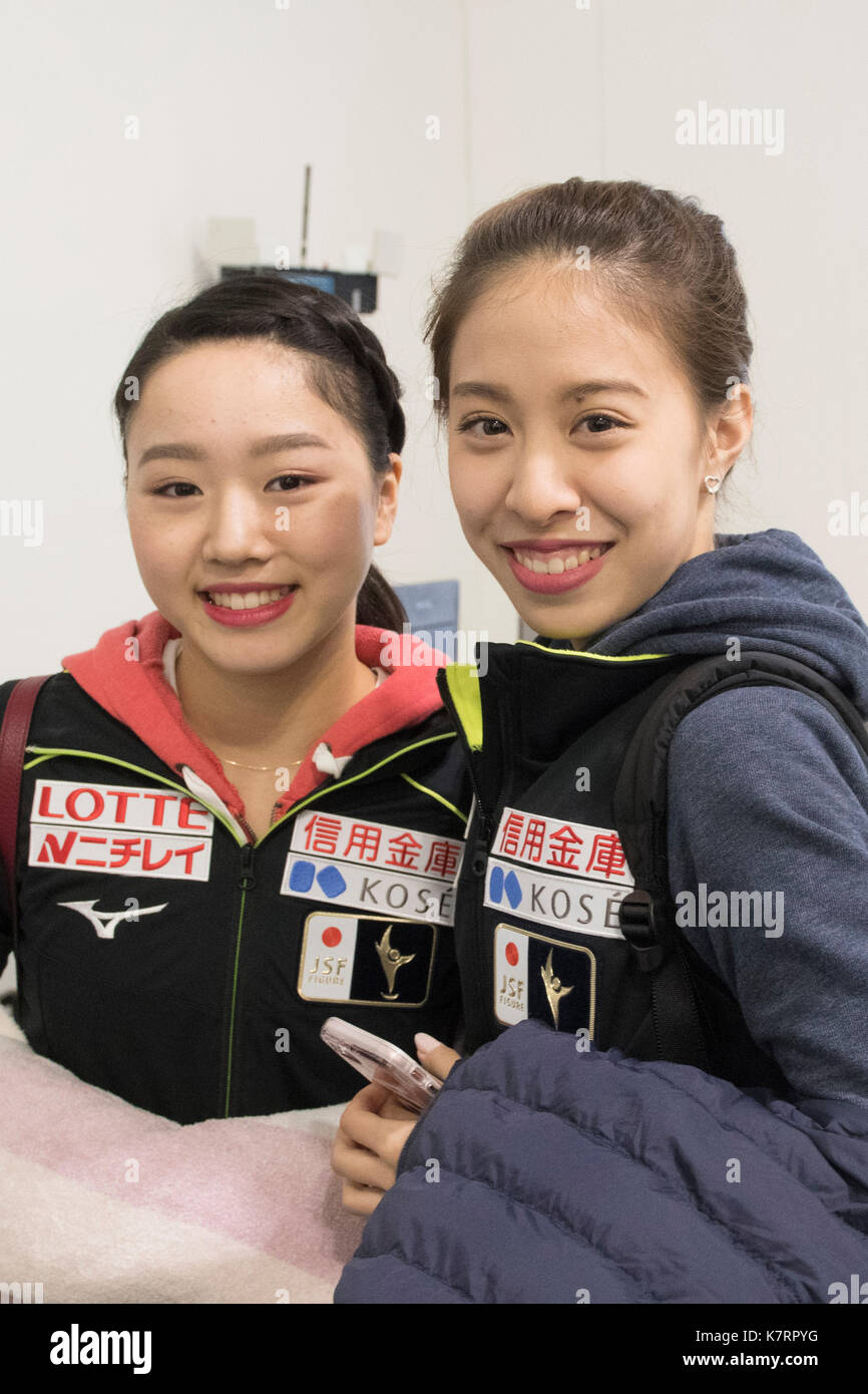 Bergamo Italy. 16th Sep, 2017. (L-R) Wakaba HIguchi, Yura Matsuda (JPN ...