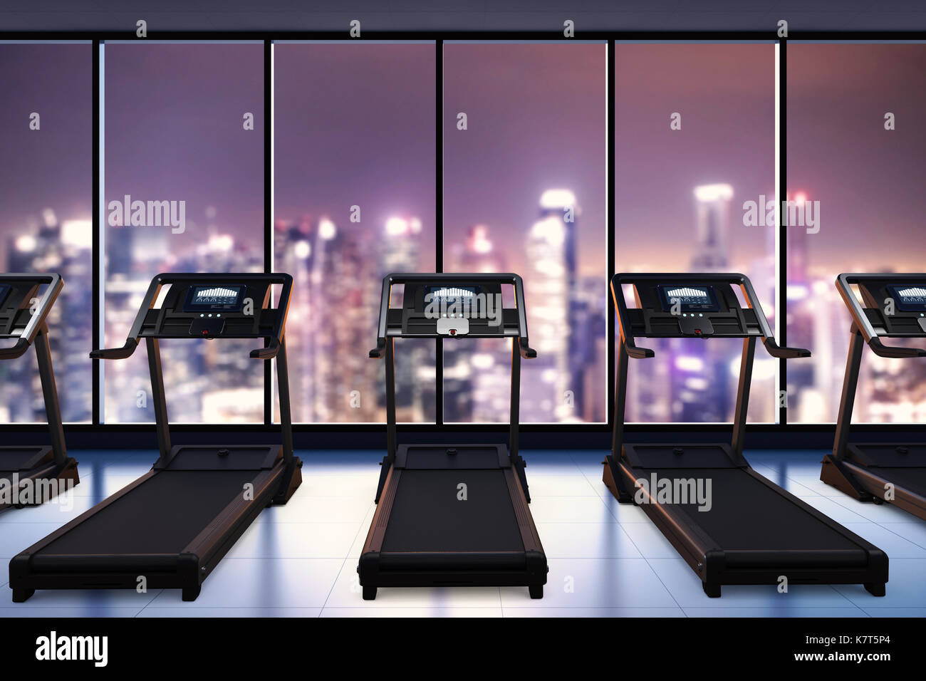 Exercise machines in a gym hi-res stock photography and images - Alamy