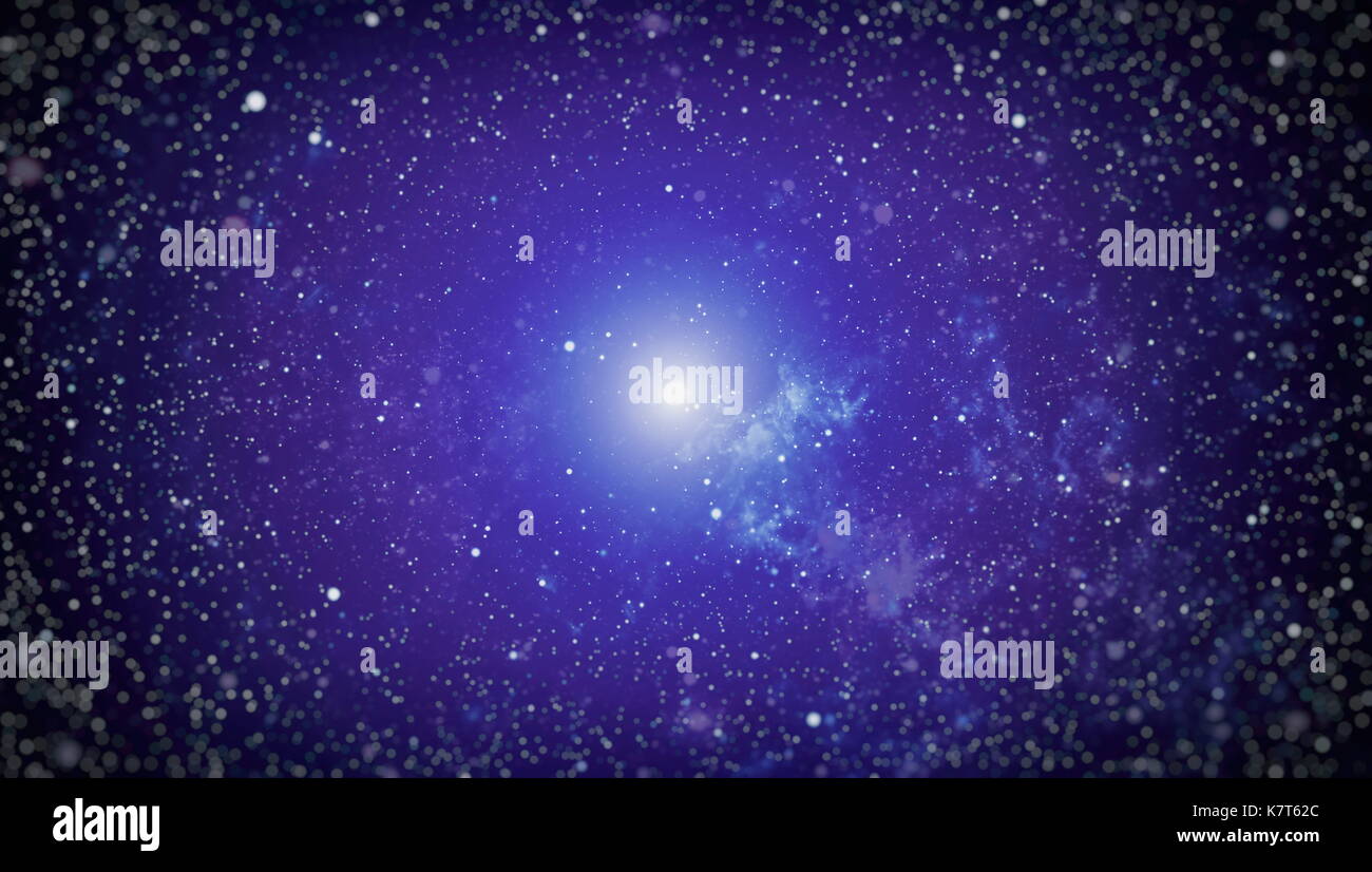 planet in the night sky space star Stock Photo - Alamy