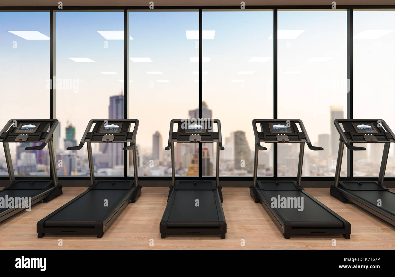 Running machines row hi-res stock photography and images - Alamy