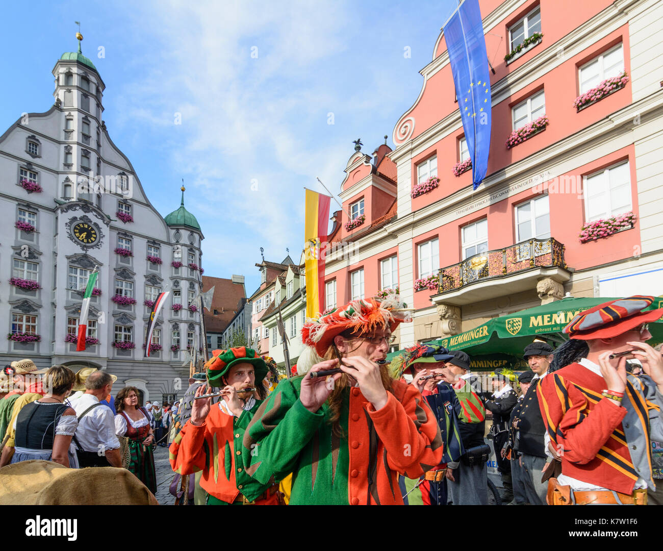 Fischertag (fishers day), parade of City guards in traditional costumes ...