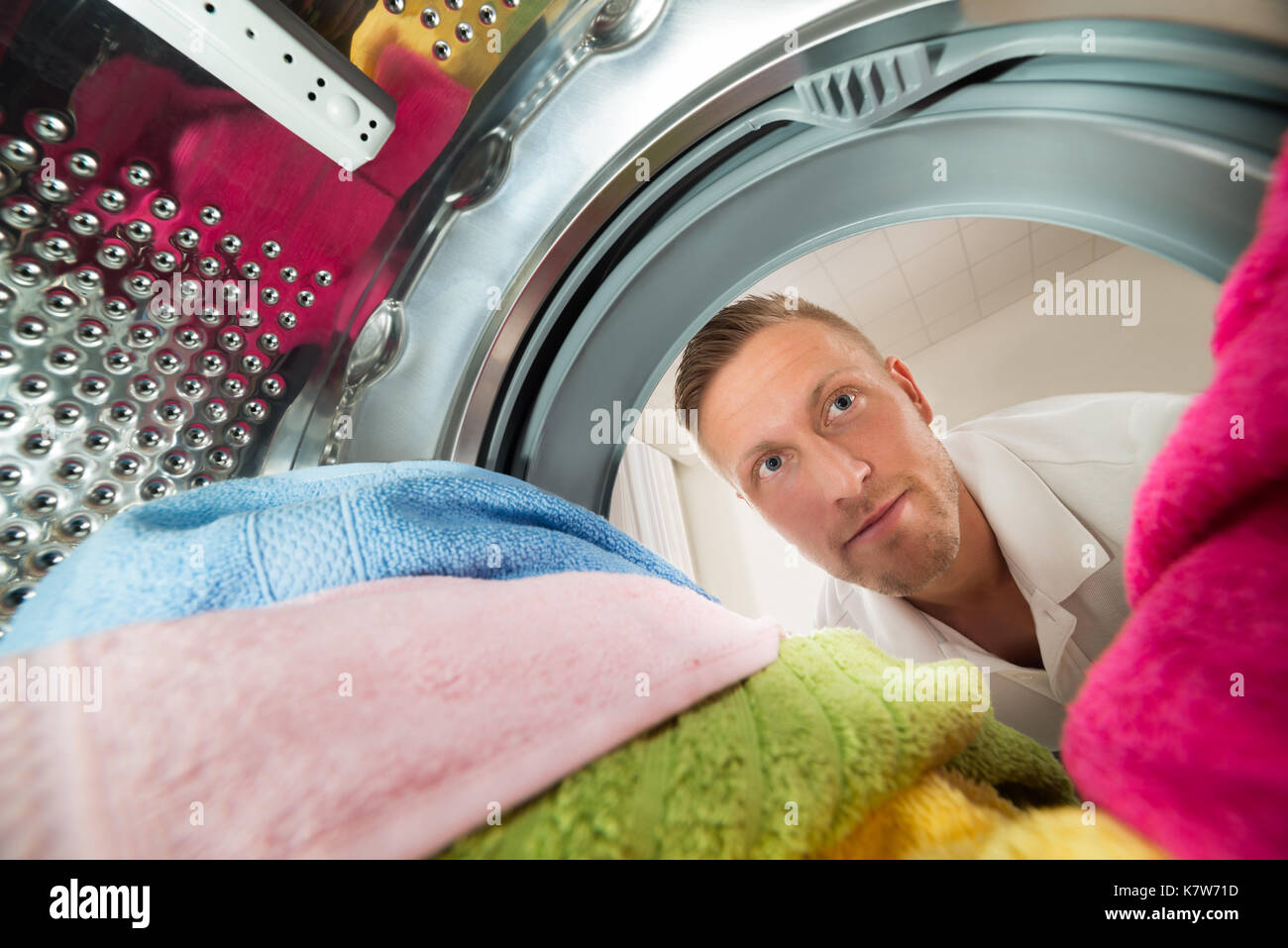 From inside washing machine hi-res stock photography and images - Alamy