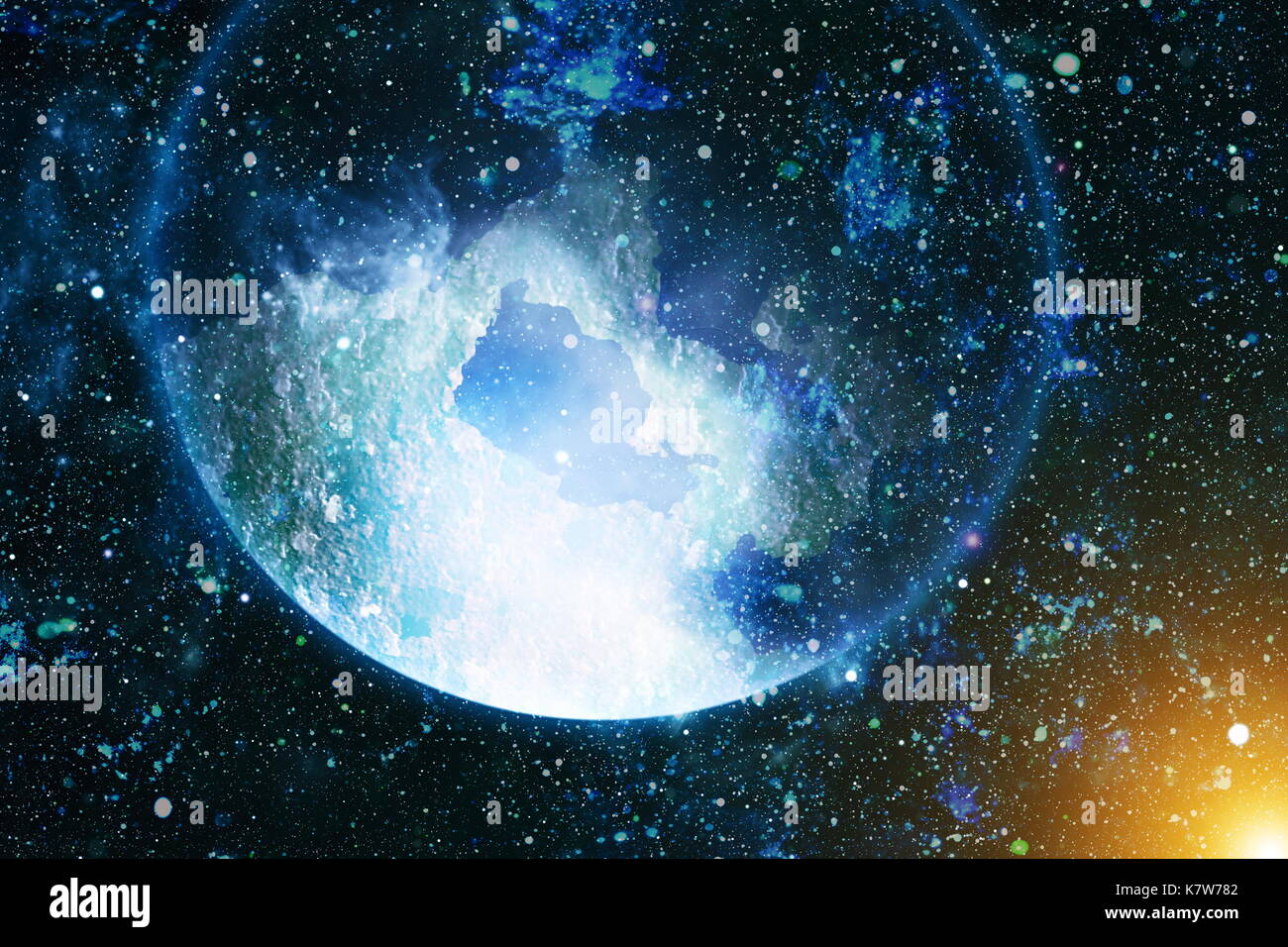 Abstraction space background for design. Mystical light Stock Photo - Alamy