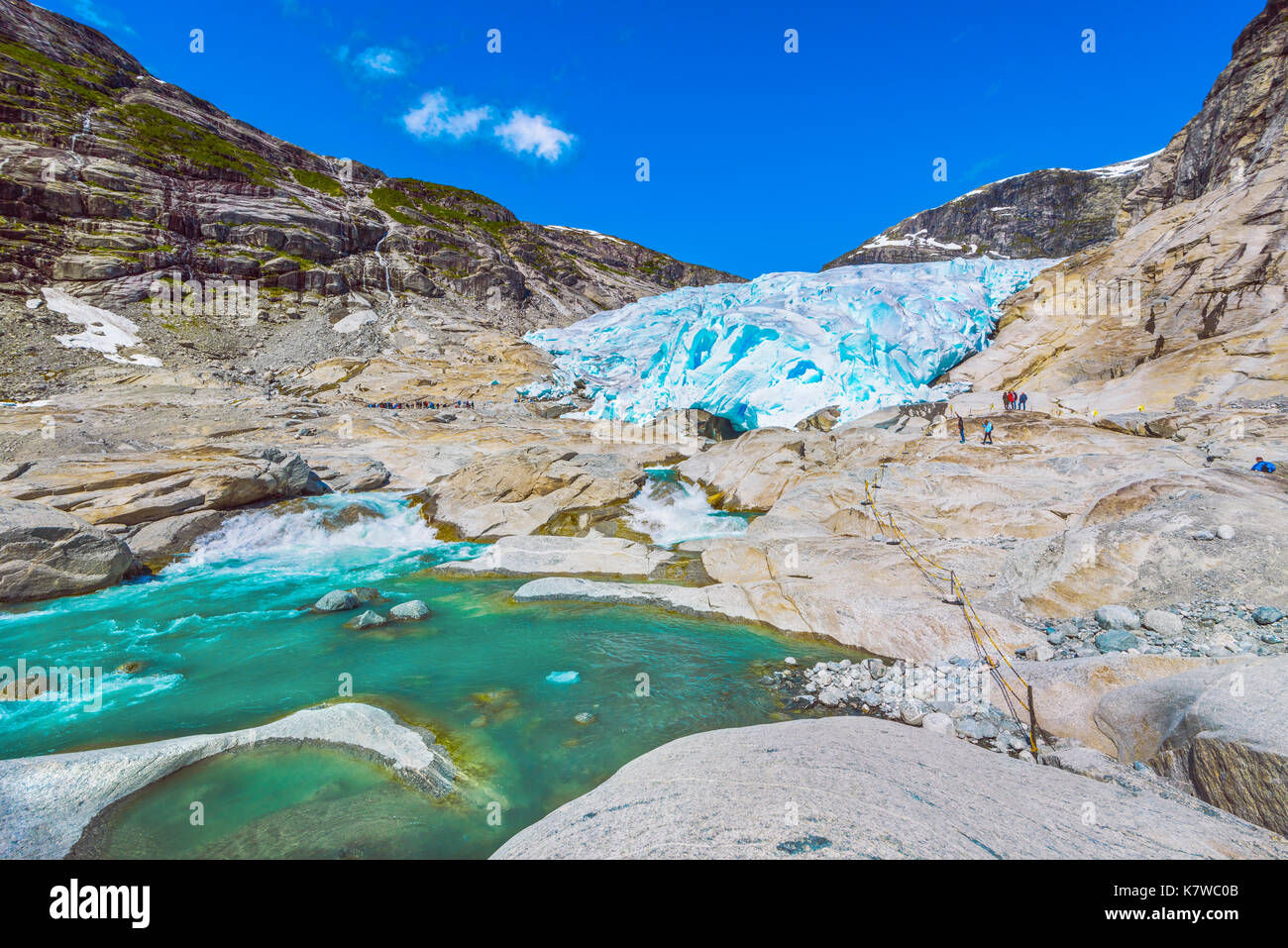 Nigardsbreen glacier tongue hi-res stock photography and images - Alamy