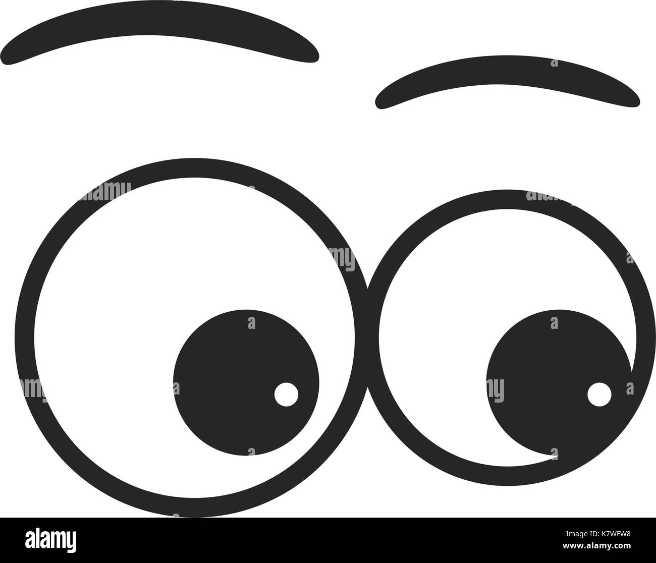 cartoon eyes vector symbol icon design. Beautiful illustration isolated ...