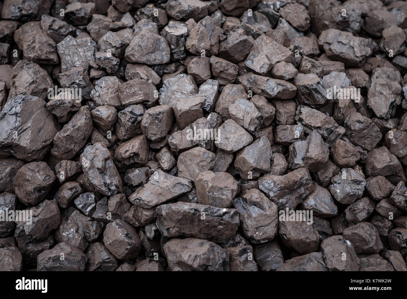 Brown coal, heap of coal Stock Photo - Alamy