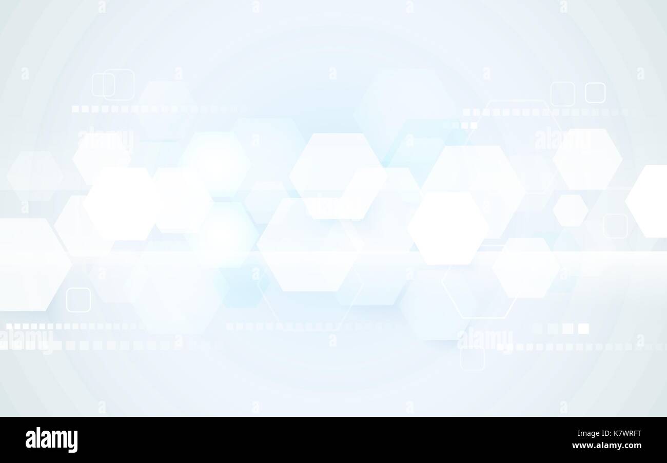 Abstract technology digital hi tech hexagons concept background Stock Vector Image & Art - Alamy