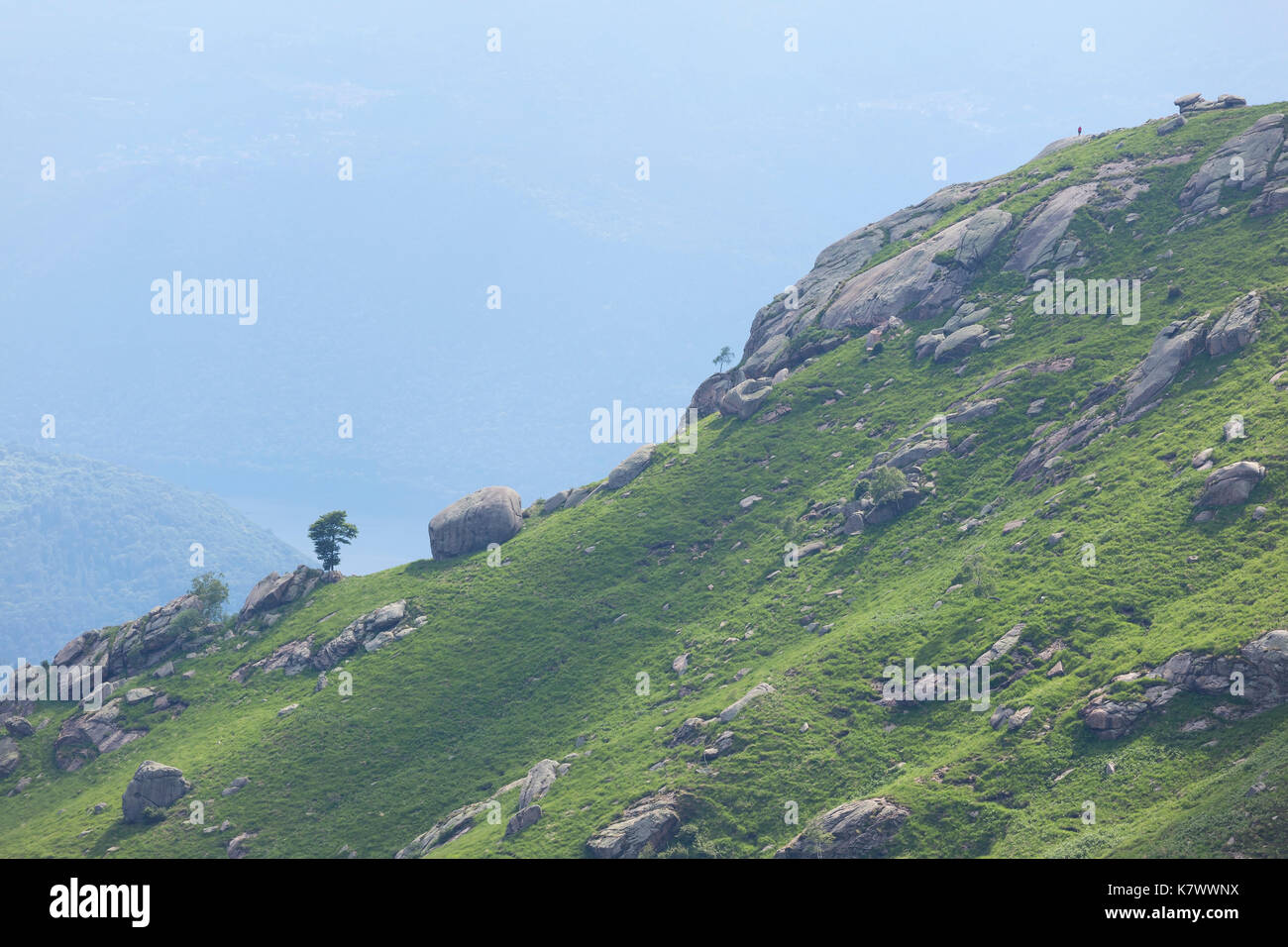 Landscape on Mount Mottarone in Piedmont, Italy Stock Photo - Alamy
