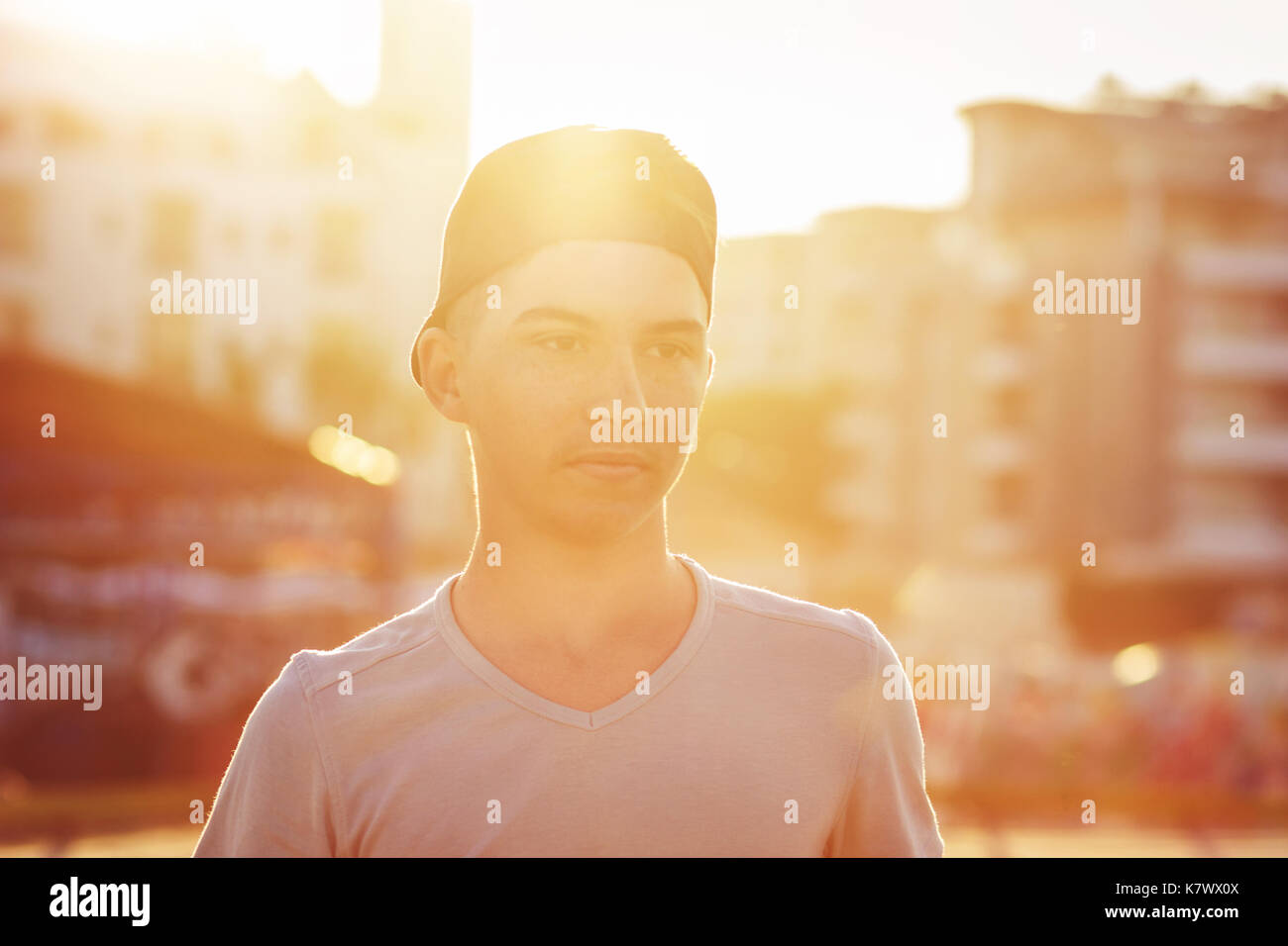 Teen boy model hi-res stock photography and images - Alamy