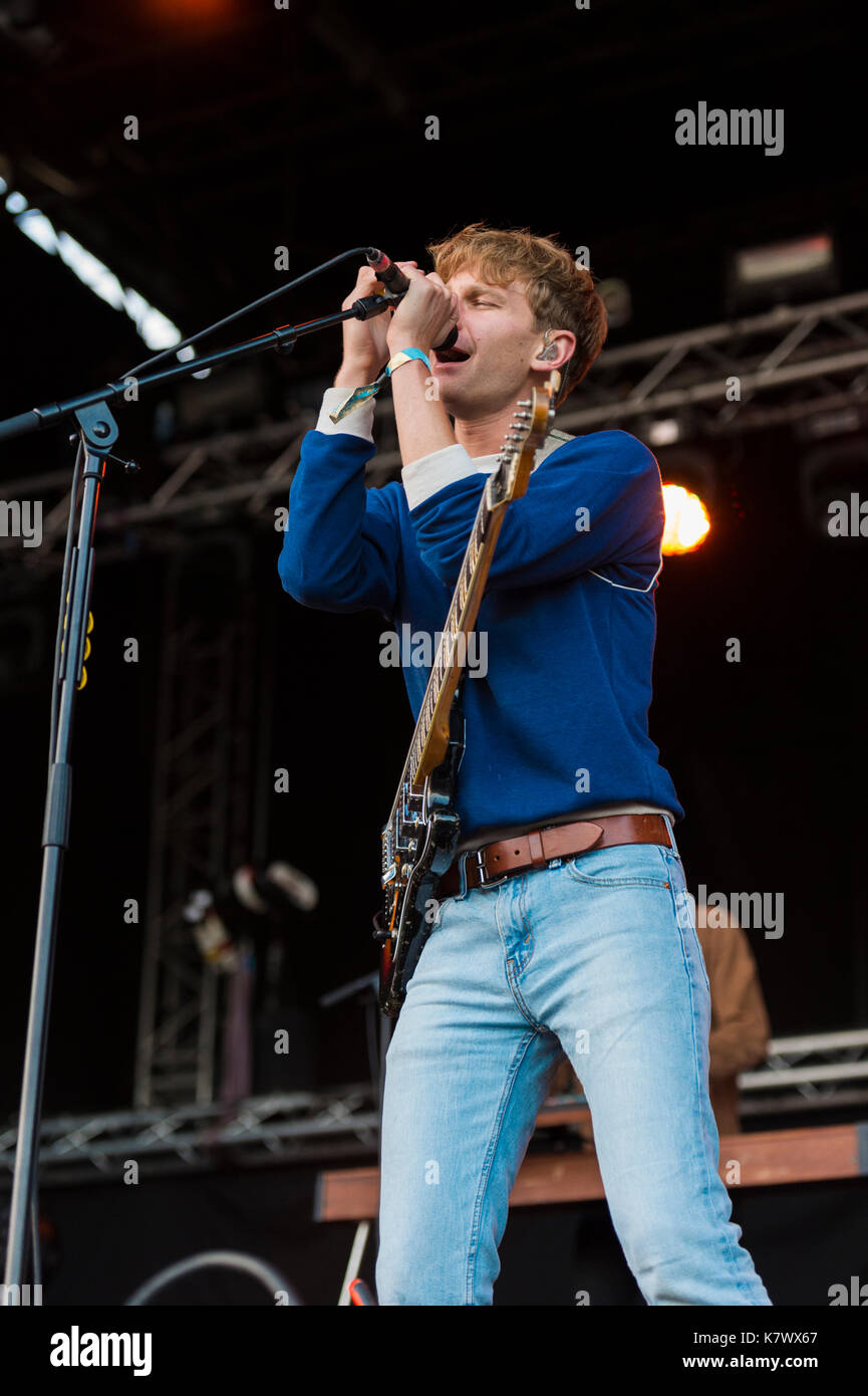 Thornhill, Scotland, UK - September 2, 2017: Dave Bayley of Glass ...