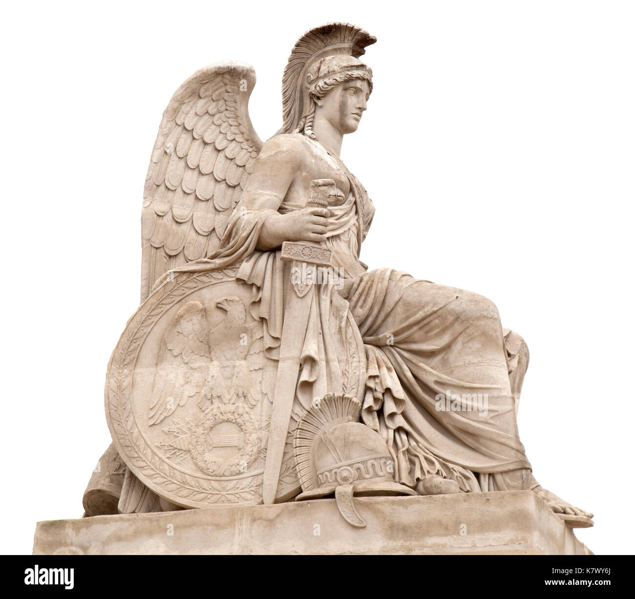 Paris, France, Sculpture La France Victorieuse, The Victorious France ...