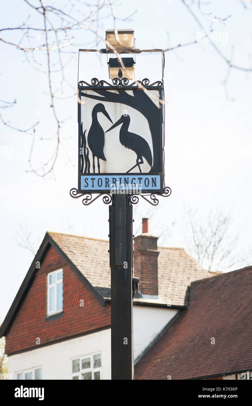 Ornamental village signs hi-res stock photography and images - Alamy