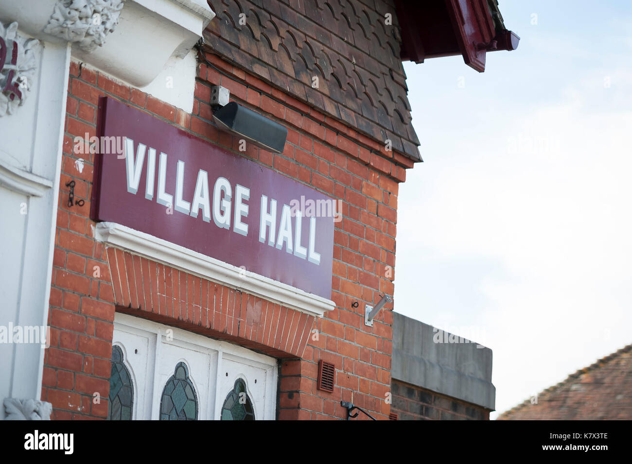 Uk village hall signs hi-res stock photography and images - Alamy