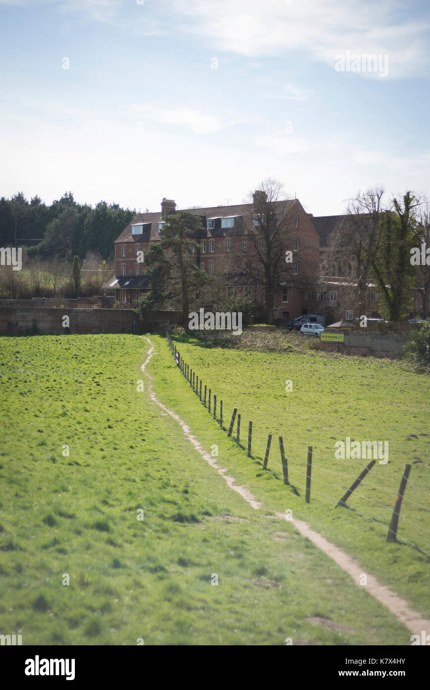 Countryside path, England Stock Photo - Alamy