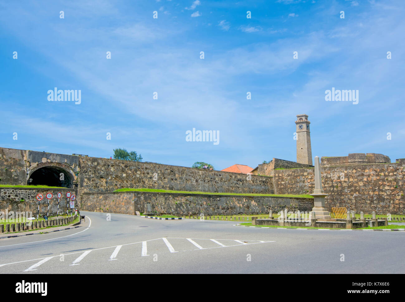 Historical buildings & architecture inside the Galle Dutch fort, Sri ...