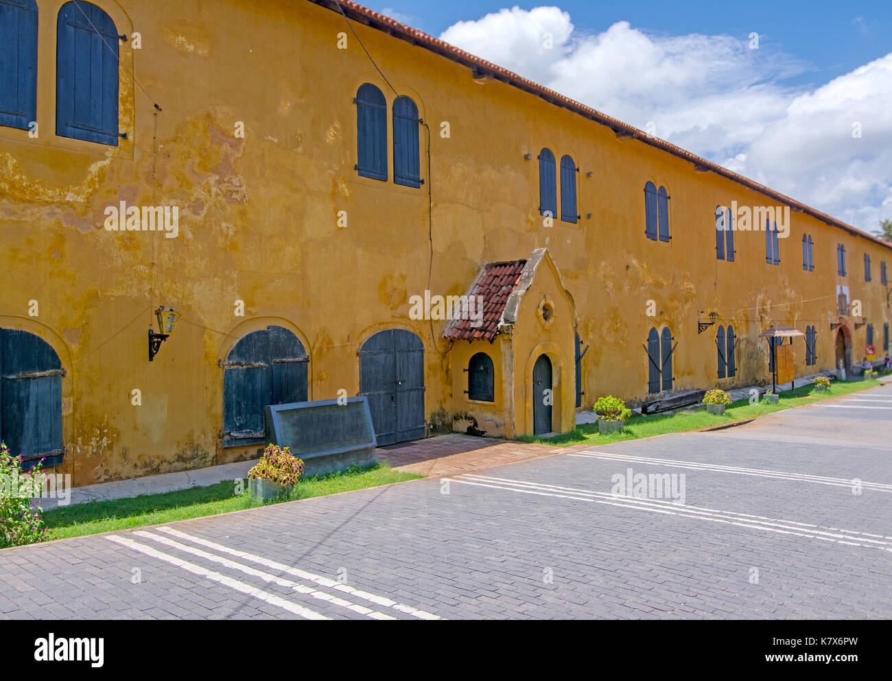 Historical buildings & architecture inside the Galle Dutch fort, Sri ...