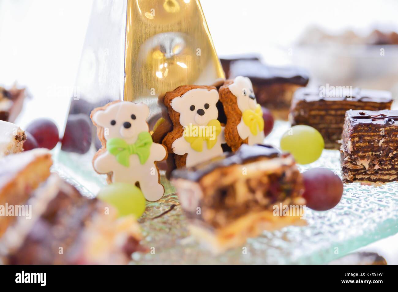 sweets arrangements for wedding reception or similar events Stock Photo ...