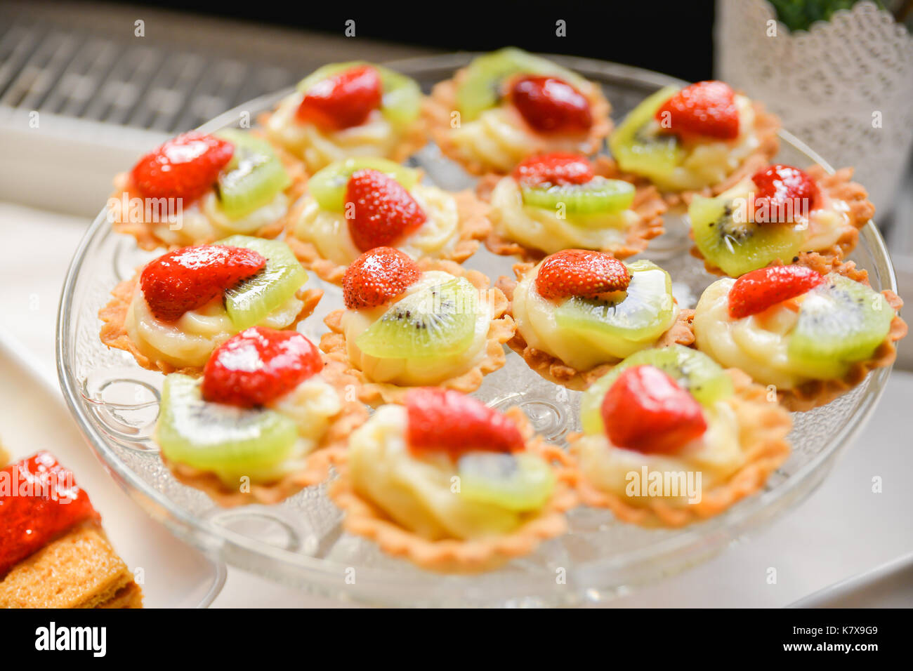 sweets arrangements for wedding reception or similar events Stock Photo ...