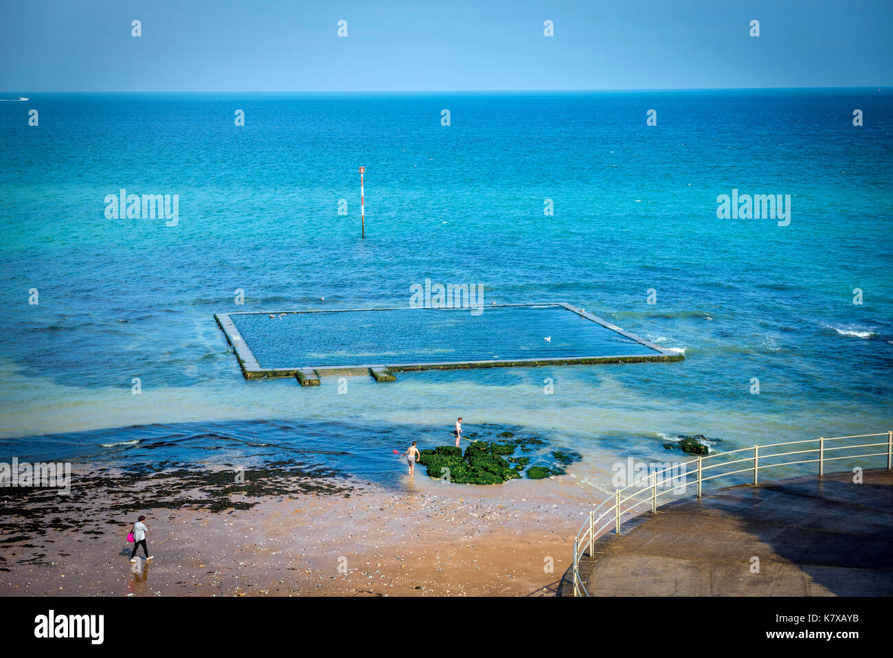 Broadstairs seawater lido, Kent, UK Stock Photo - Alamy