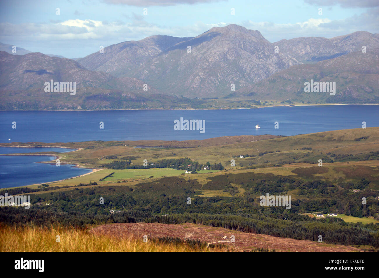 Ardgour blue sky water hi-res stock photography and images - Alamy