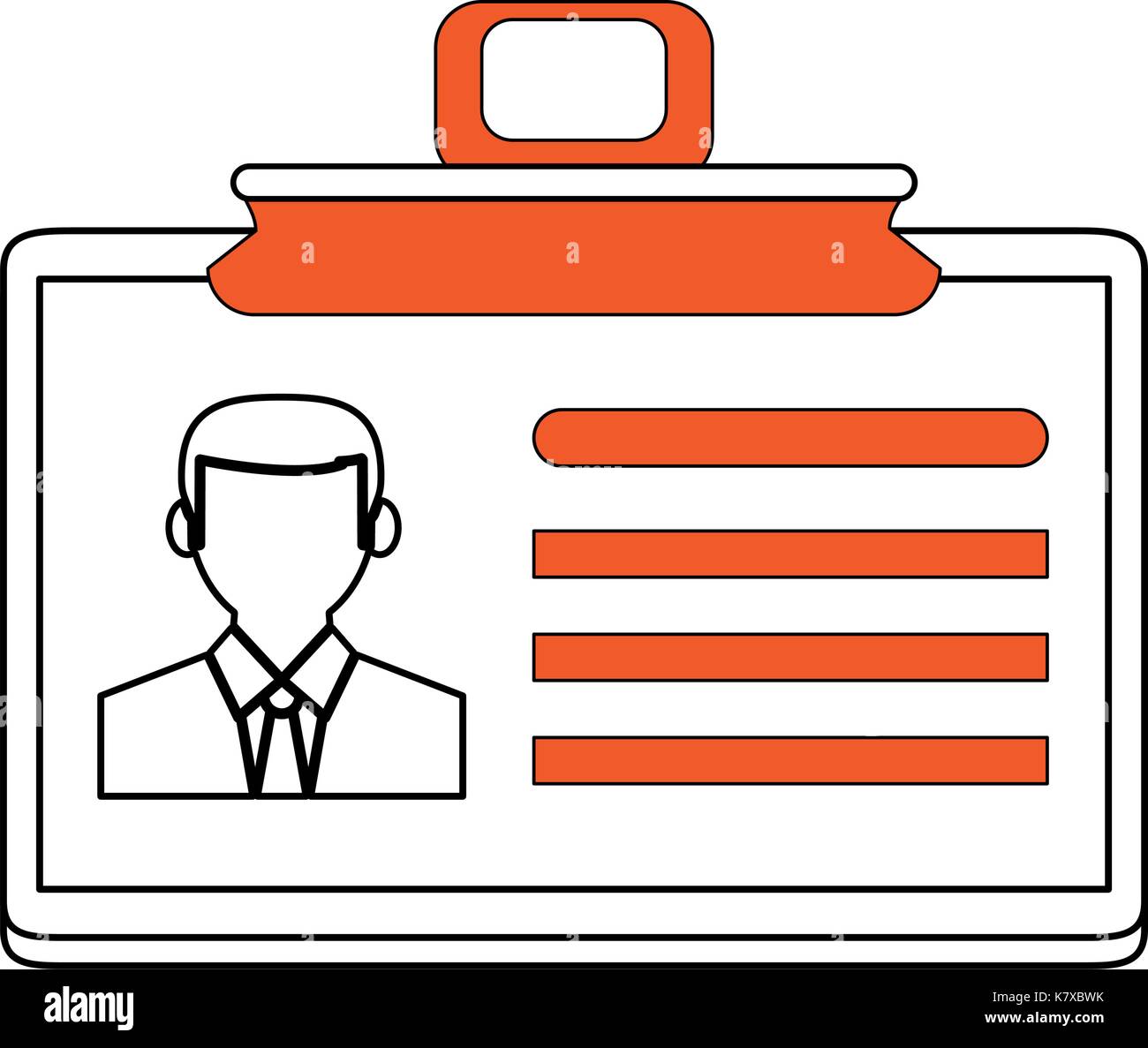 id-card-icon-image-stock-vector-image-art-alamy