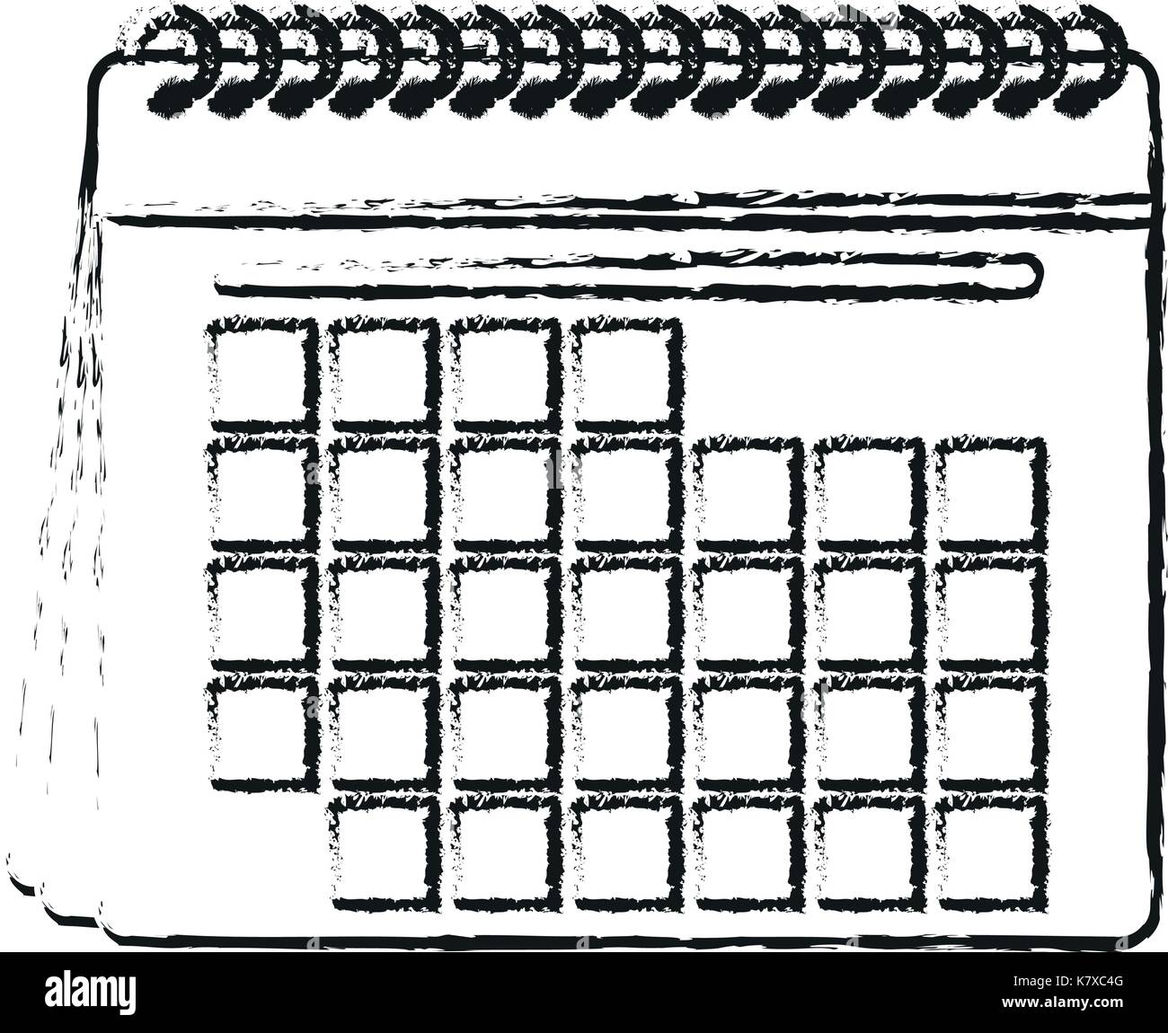 blank calendar icon image Stock Vector Image & Art - Alamy