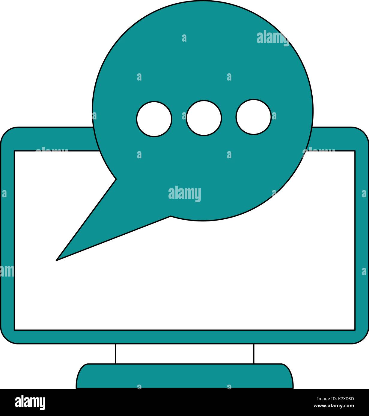 instant message conversation icon image Stock Vector Image & Art - Alamy