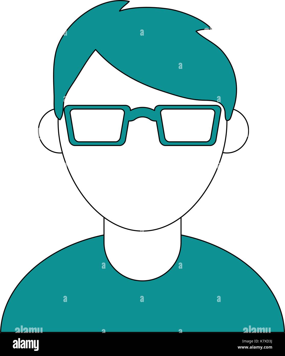 Man faceless cartoon Stock Vector Image & Art - Alamy
