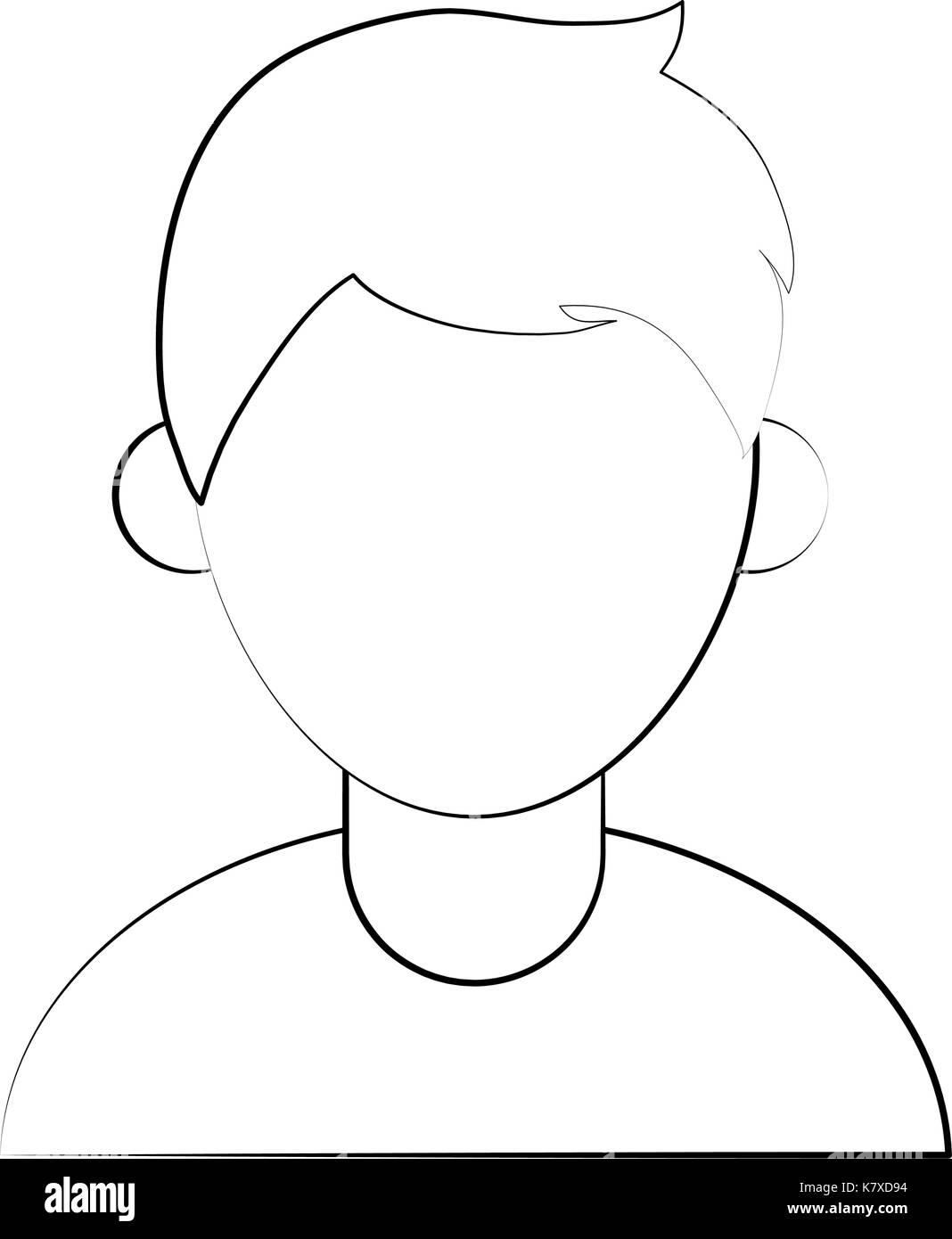 Man faceless cartoon Stock Vector Image & Art - Alamy