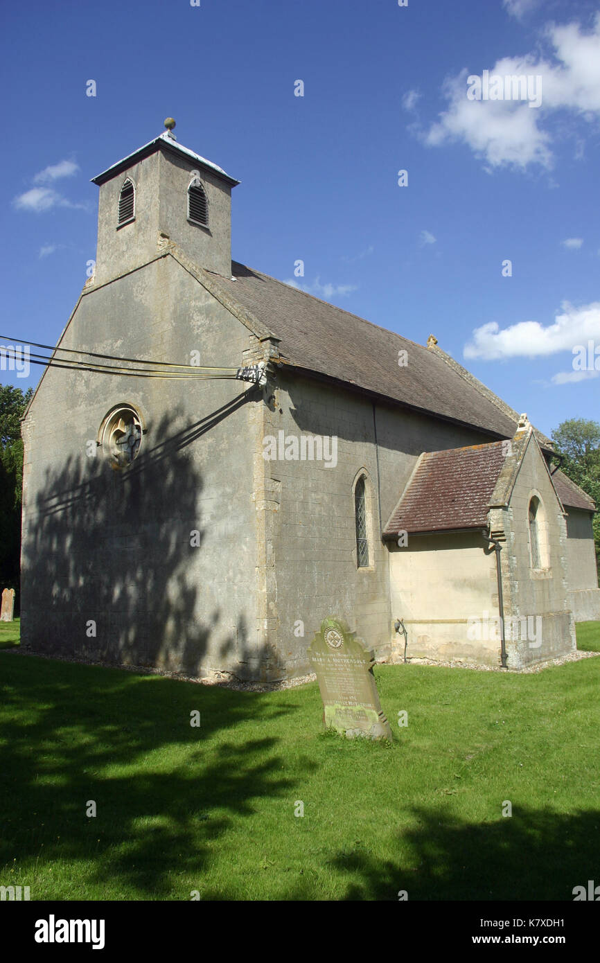 King Charles the Martyr church in Shelland, Suffolk. Viewed from the ...